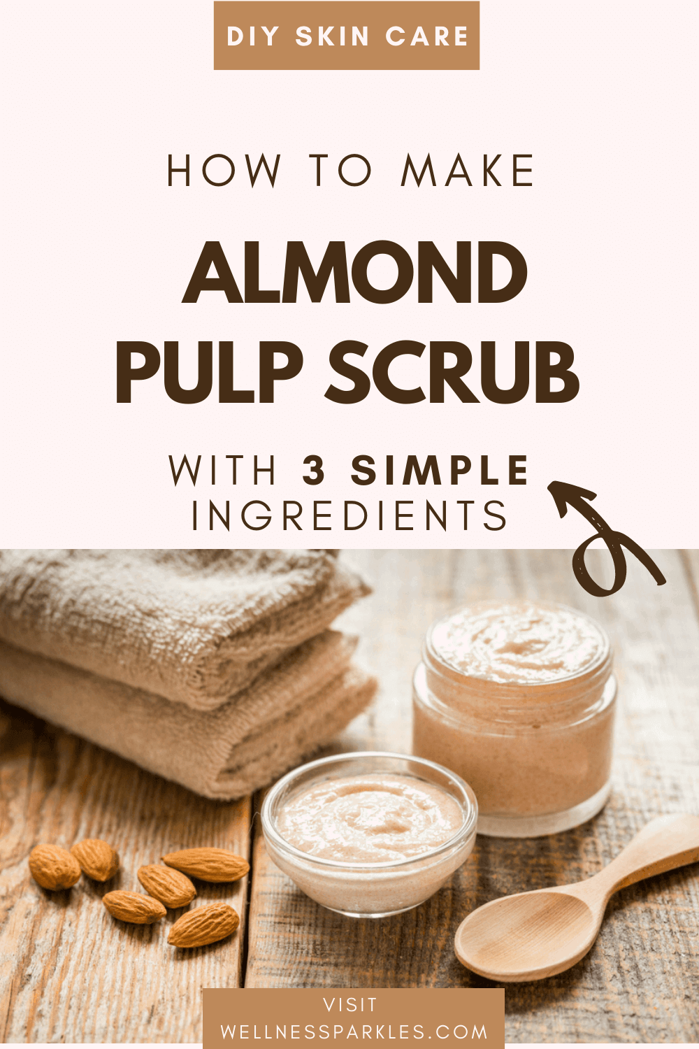 Almond Pulp Scrub For Your Body And Face